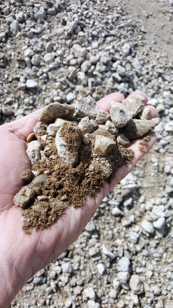 21AA Gravel – Crushed Concrete | Birch Tree Bark & Stone