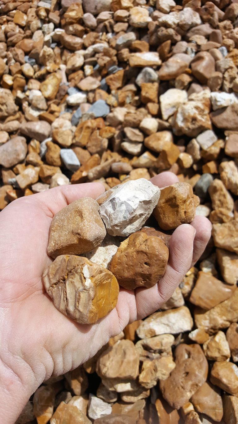 Large Meremac Decorative Stone | Birch Tree Bark & Stone