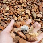 Western Sunrise Decorative Stone | Birch Tree Bark & Stone