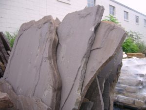 Lilac Flagstone | Birch Tree Bark & Stone