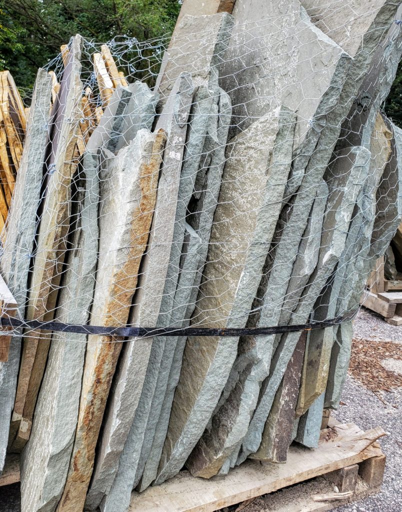 New York Bluestone Flag | Birch Tree Bark & Stone