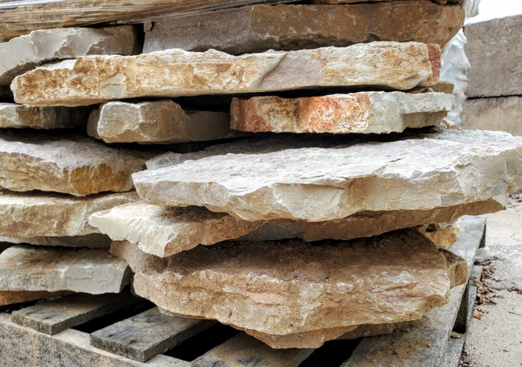 Chilton Flagstone | Birch Tree Bark & Stone