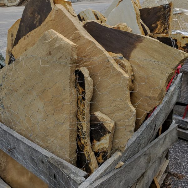 NY Bluestone Paver | Birch Tree Bark & Stone