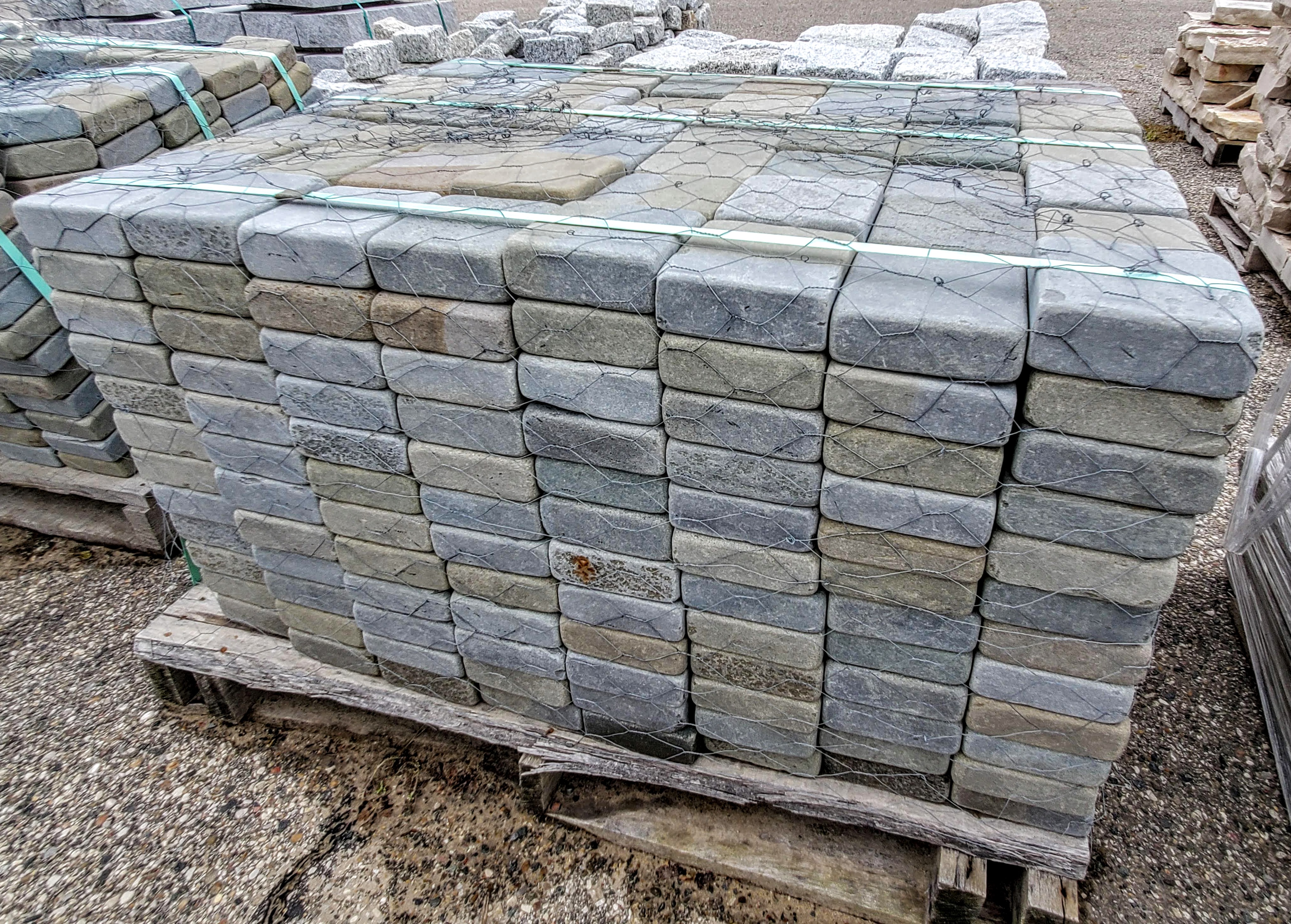 NY Bluestone Paver | Birch Tree Bark & Stone