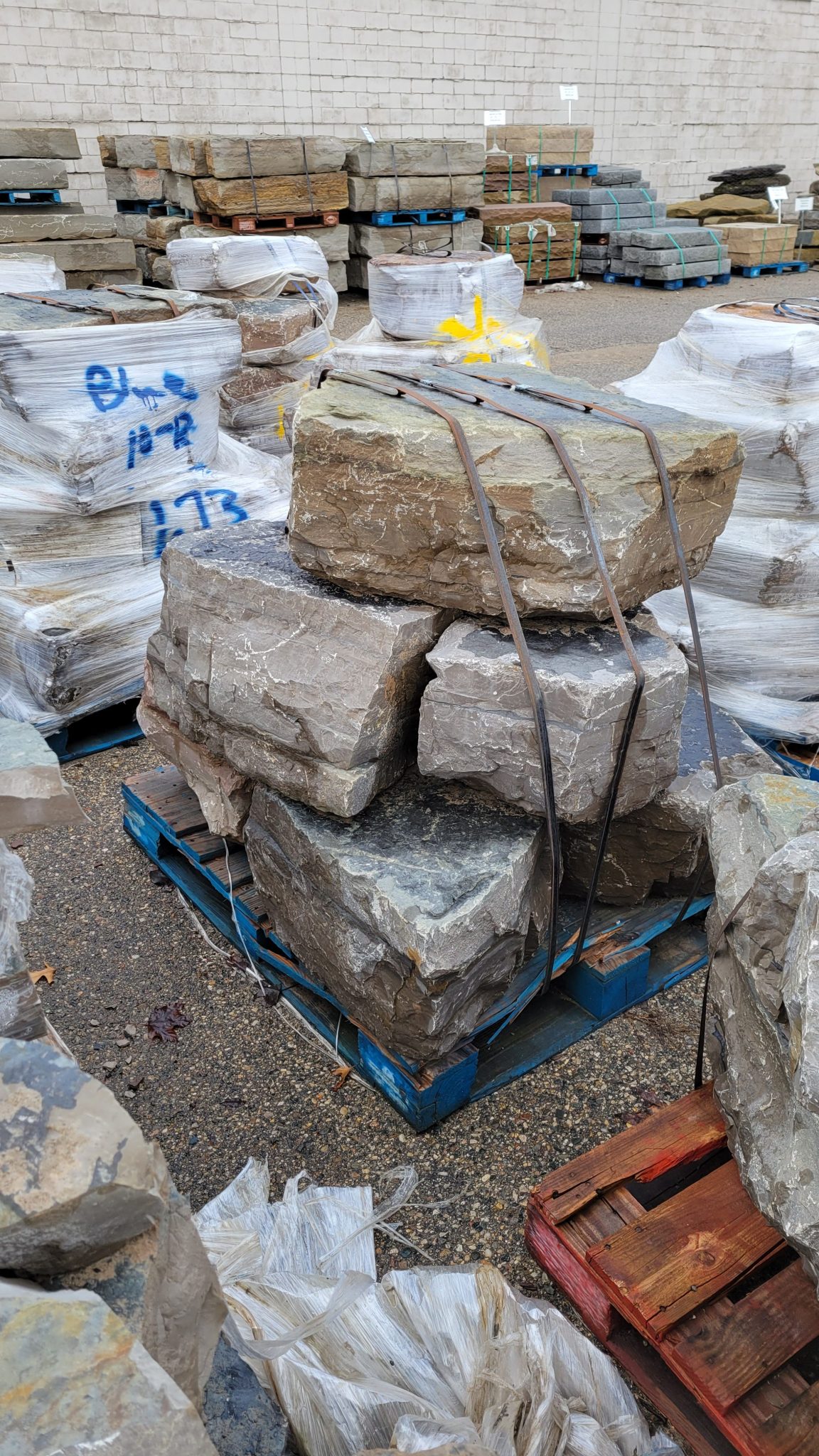 Canadian Limestone Handstack | Birch Tree Bark & Stone