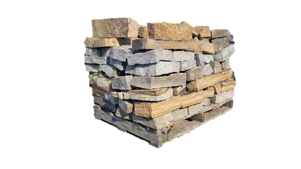 Badlands Random Wallstone | Birch Tree Bark & Stone