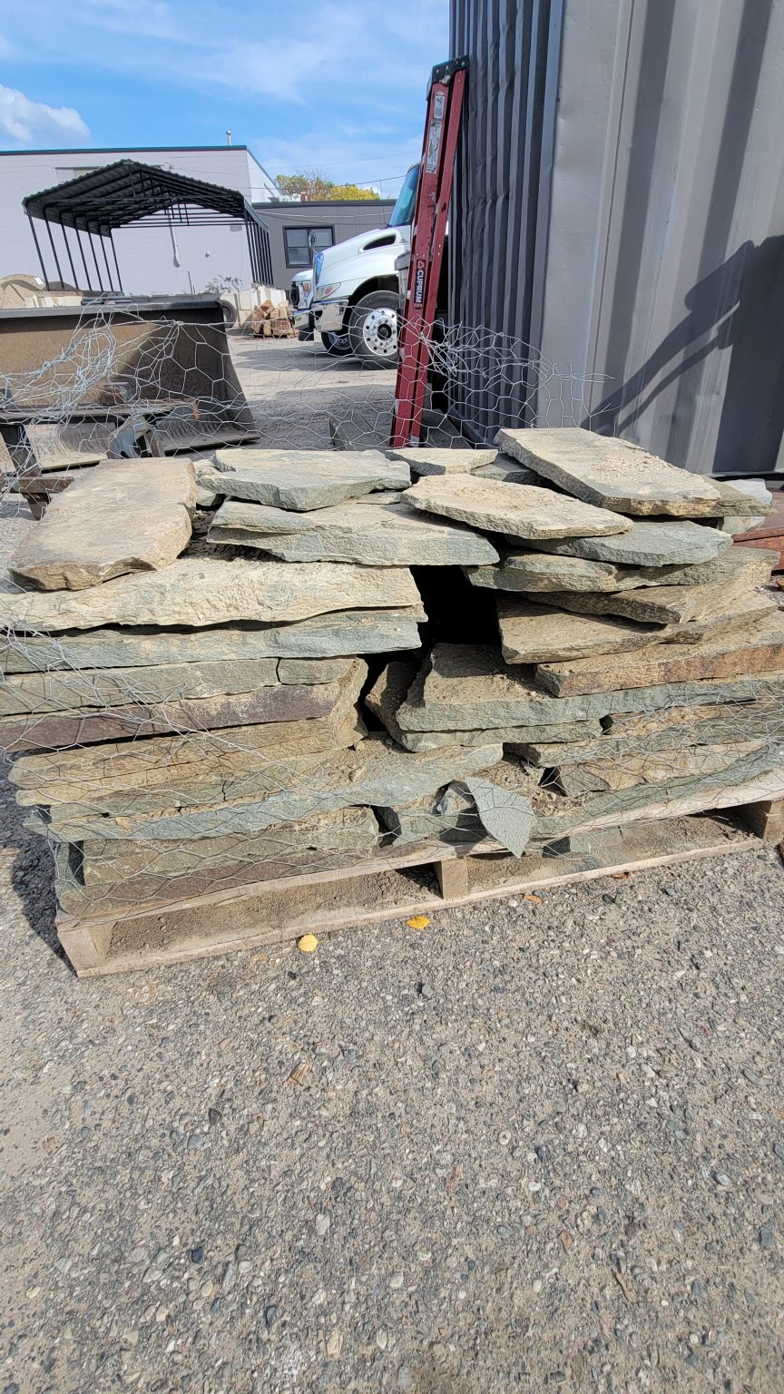 New York Bluestone Steppers | Birch Tree Bark & Stone