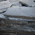 Mountain Mist Flagstone | Birch Tree Bark & Stone