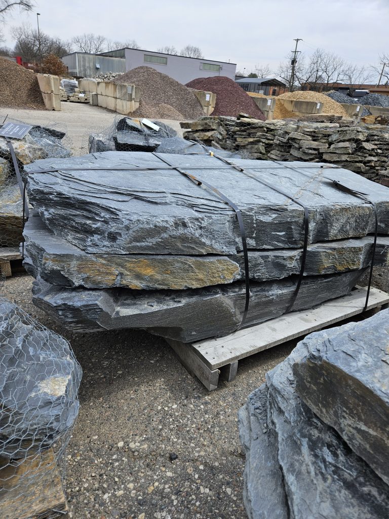 Virginia Slate Outcropping/Slabs | Birch Tree Bark & Stone