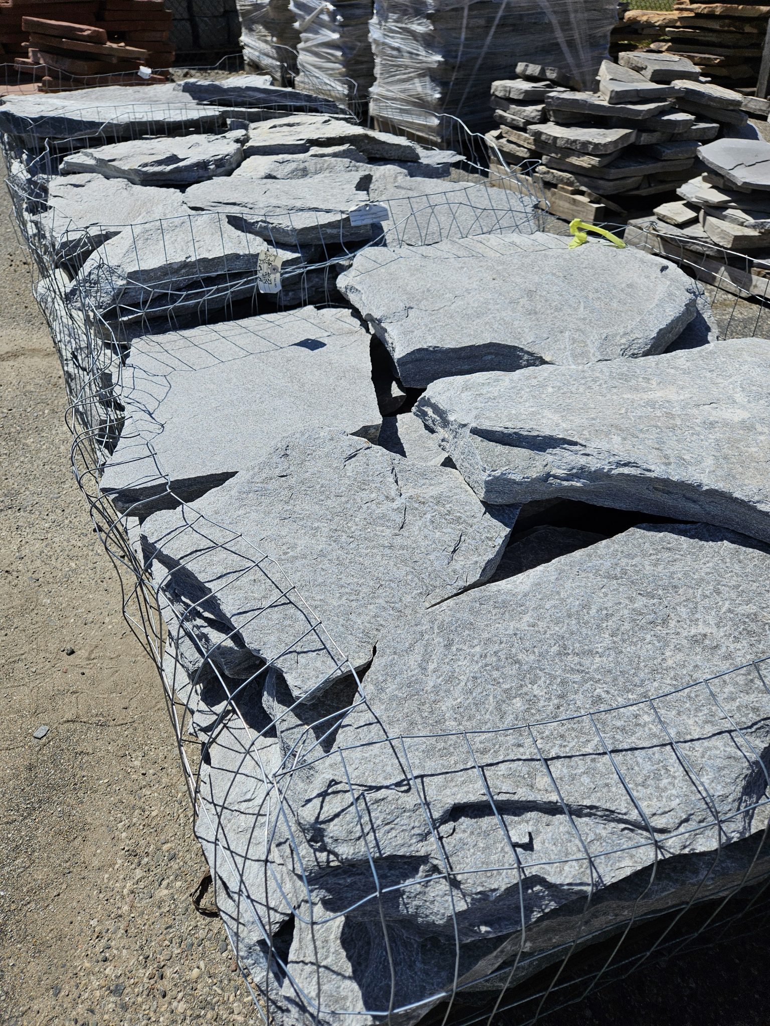 Dove Grey Flagstone | Birch Tree Bark & Stone