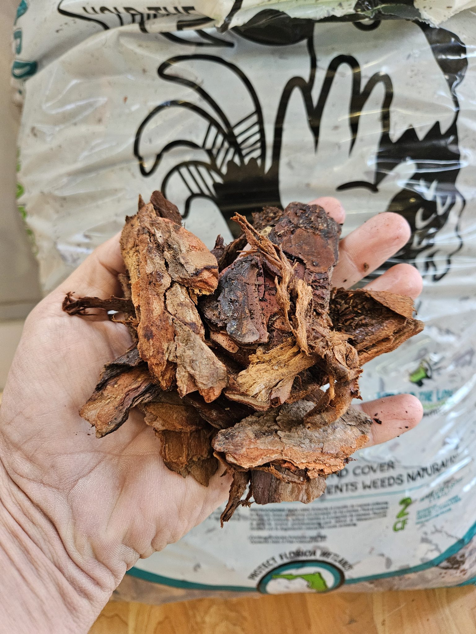 Bag of Mulch – Pine Bark Nuggets | Birch Tree Bark & Stone